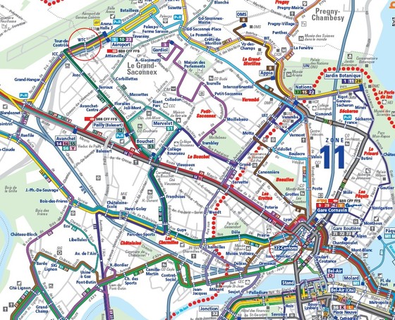 Geneva Bus Map Transportation » Geneva | Boston University